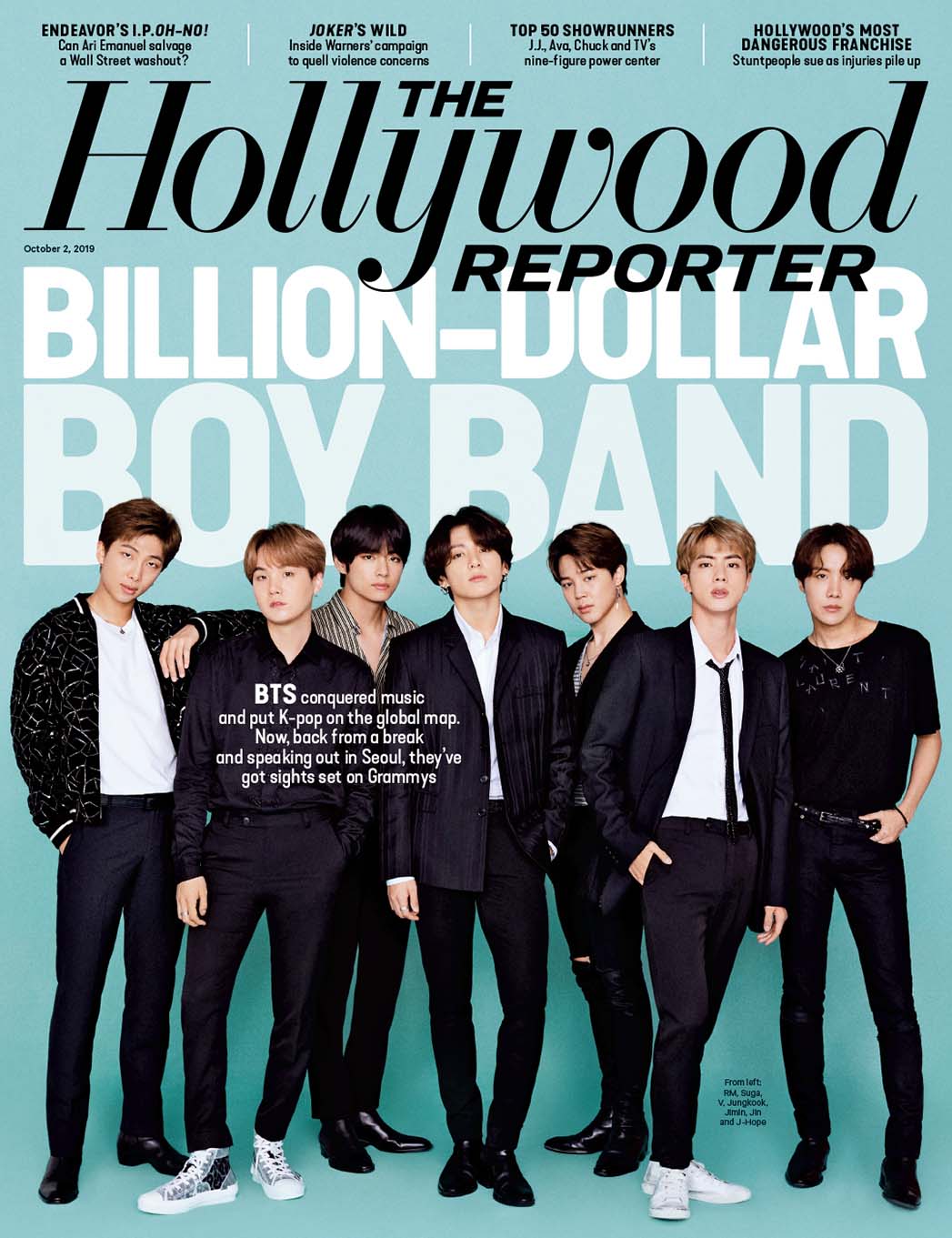 BTS score a feature in The Hollywood Reporter, which has created a bit ...
