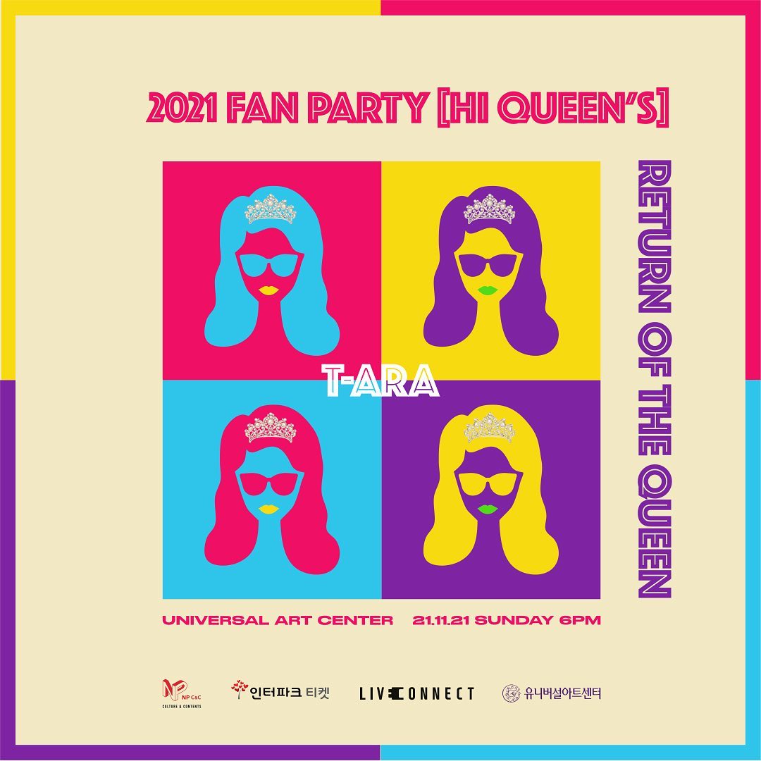 T-ara are holding their ‘HI QUEEN’S – RETURN OF THE QUEEN’ fanmeeting ...